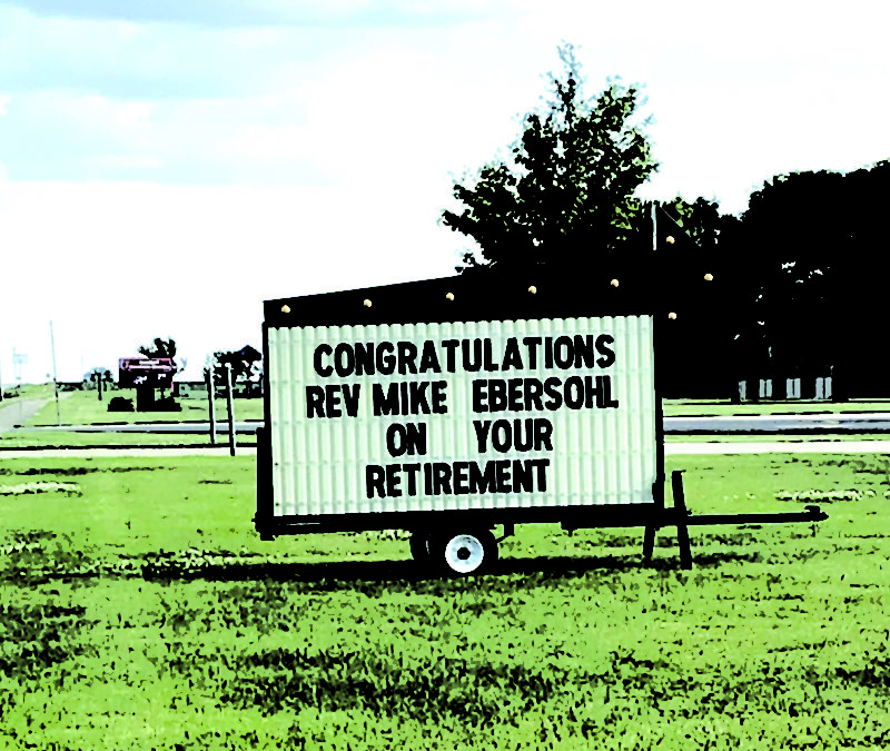 Ebersohl Retire Sign – The Paper On Line