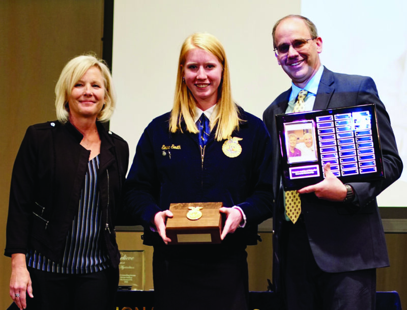 2022 Schaefer Scholarship Winner Emma Smith with Pam Schaefer and Kent ...