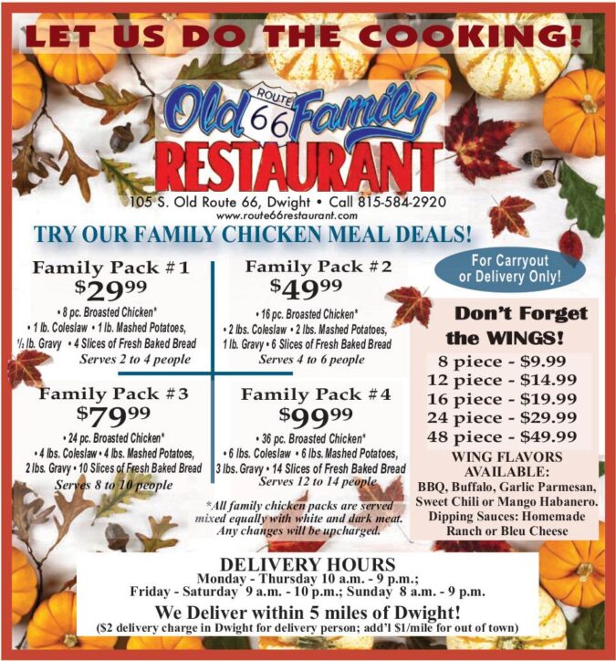 Peace Meal Menus – The Paper On Line