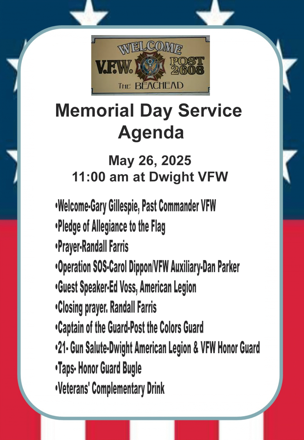 Memorial Day is a time to remember and honor – The Paper On Line